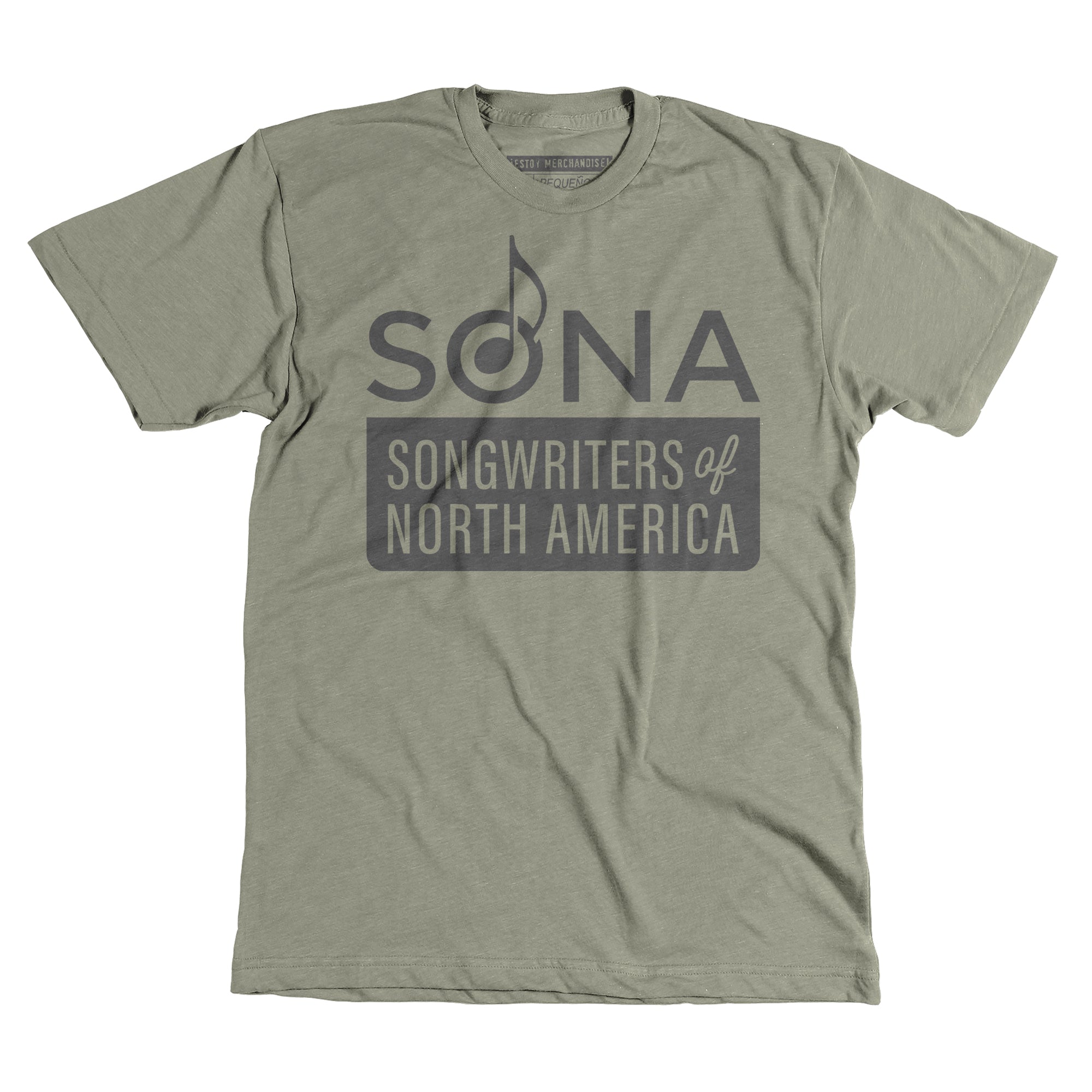SONA Logo - Olive T Shirt – Songwriters of North America
